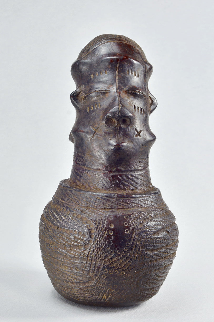 MC1900 Rare pichet en terre cuite anthropomorphe ZANDE Azande terracot ...