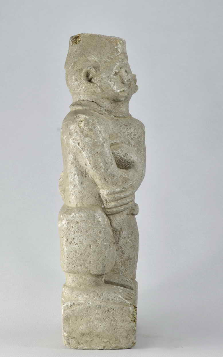 MC2024 Couple Bakongo statue en pierre Ntadi stone figure Congo Rdc ...