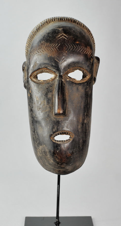 VENDU / SOLD ! MC1151 Rare grand masque Zande Azande Mask Ubangi Congo ...