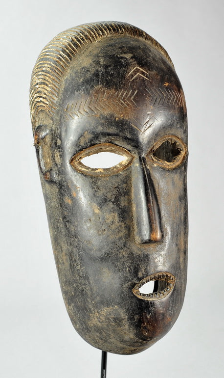 VENDU / SOLD ! MC1151 Rare grand masque Zande Azande Mask Ubangi Congo ...